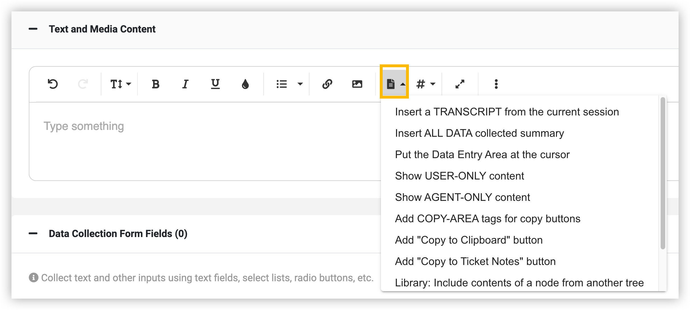 Content Area Templates – Zingtree Help Center