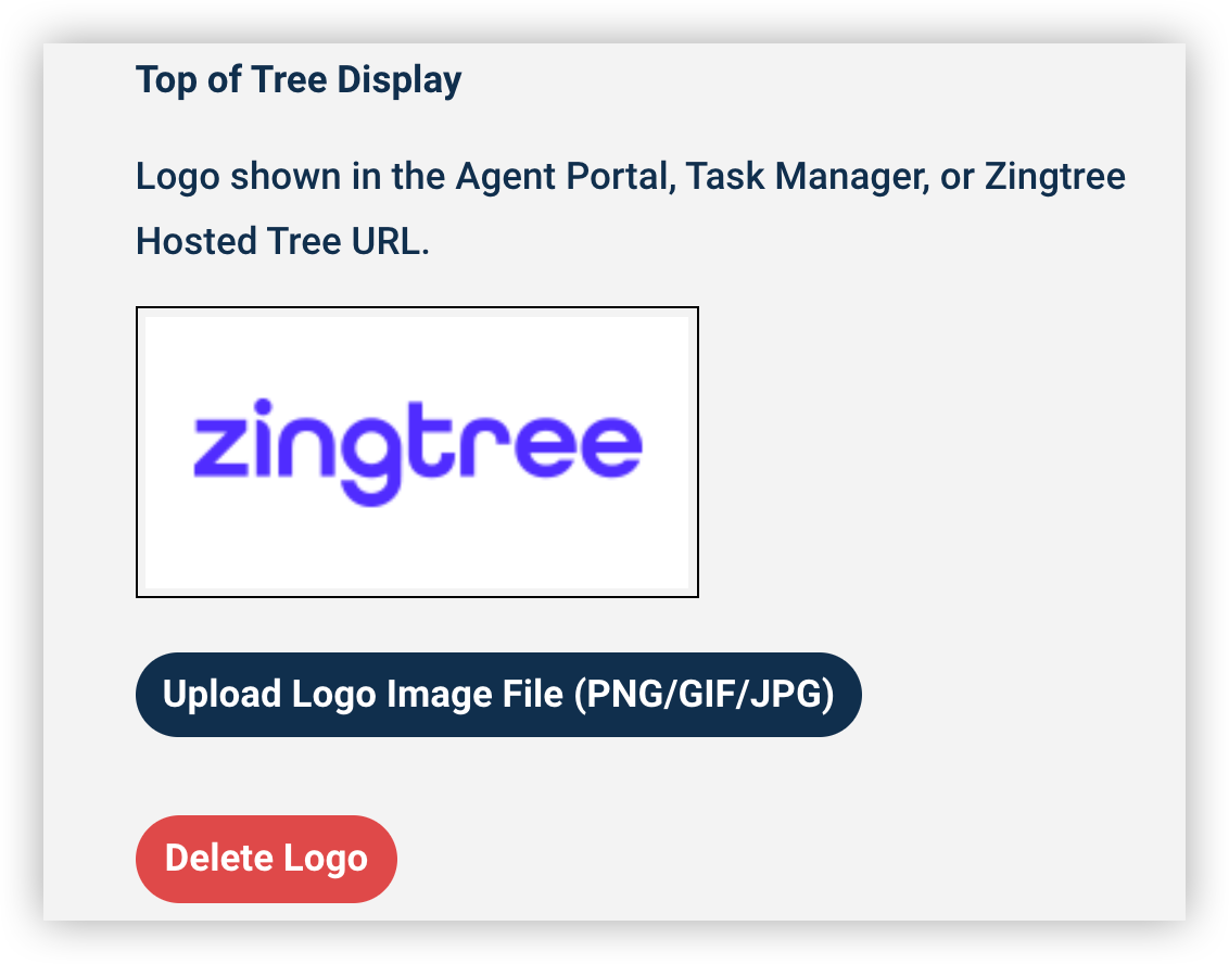 Include a Custom Logo when showing your Tree – Zingtree Help Center