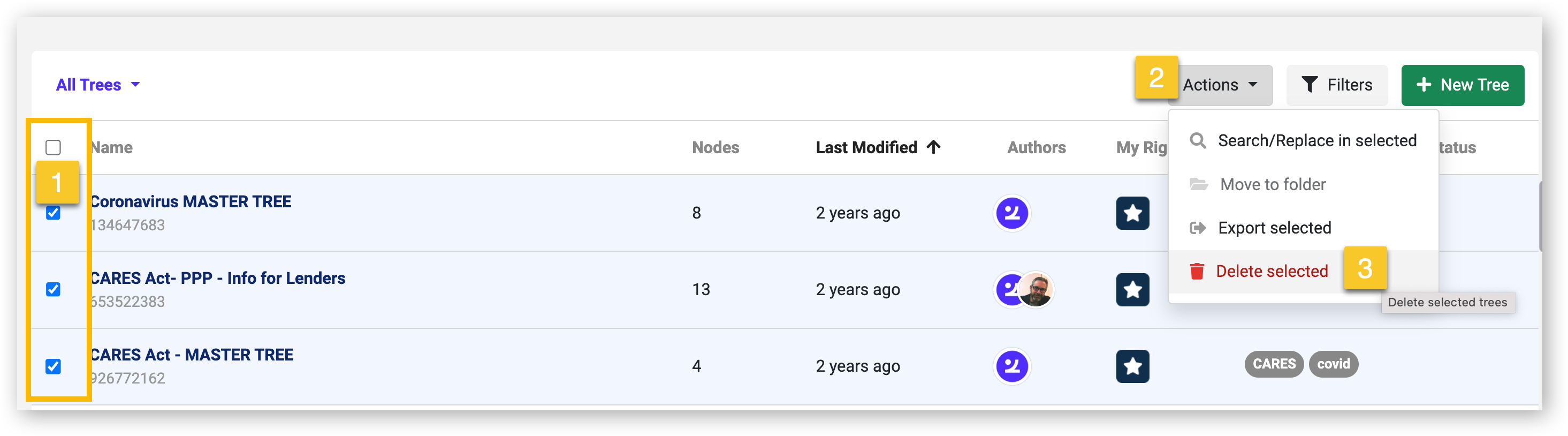 how-to-delete-a-tree-zingtree-help-center