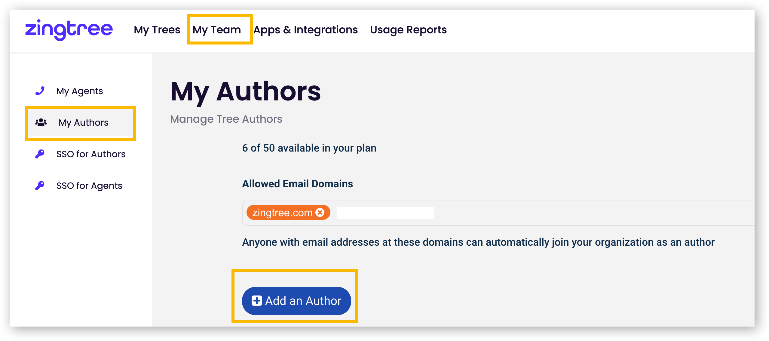 How to Add an Author / Collaborator – Zingtree Help Center