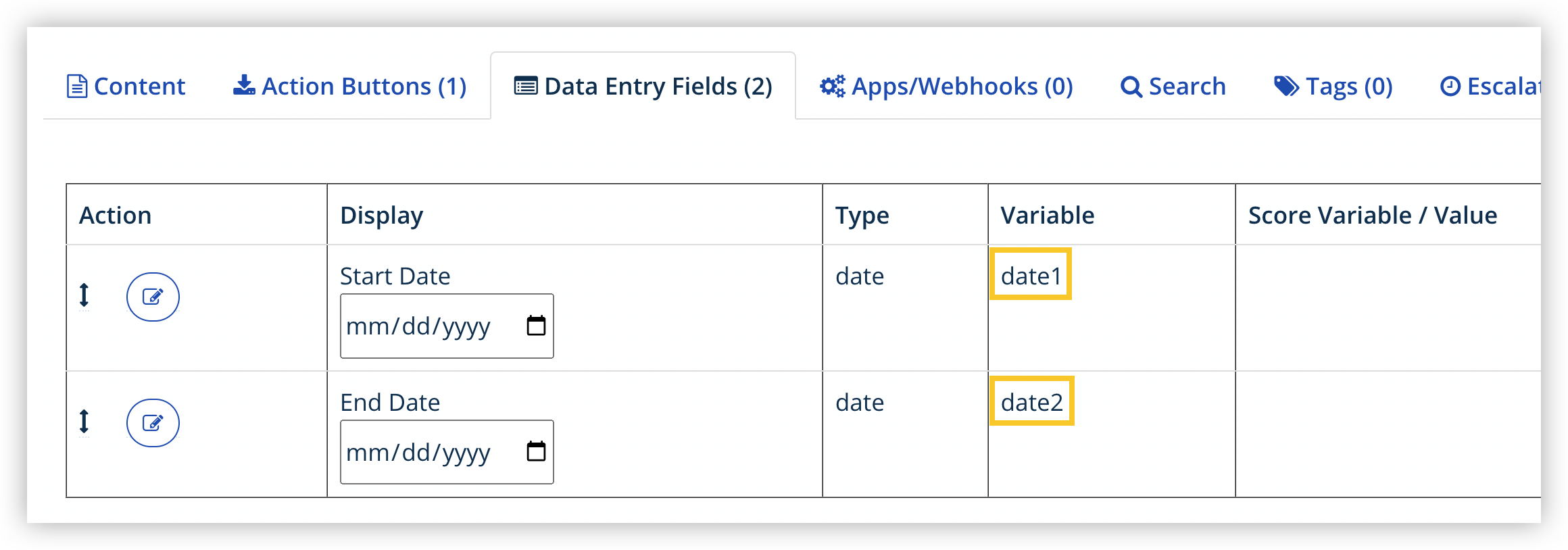 Calculate The Number Of Days Between Dates Zingtree